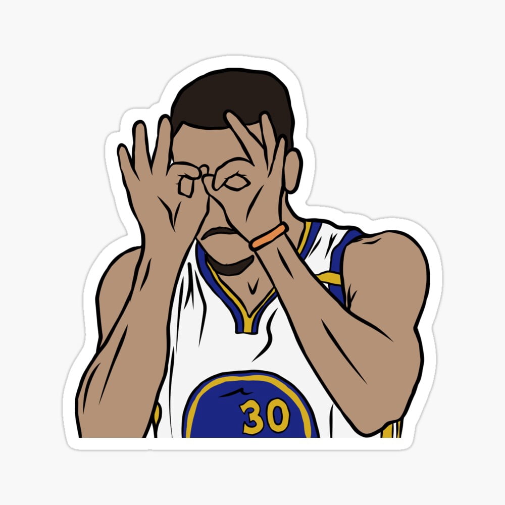 Kira .6984 Sticker - Steph Curry 3 Point Goggles - Hot Trending Vinyl ...