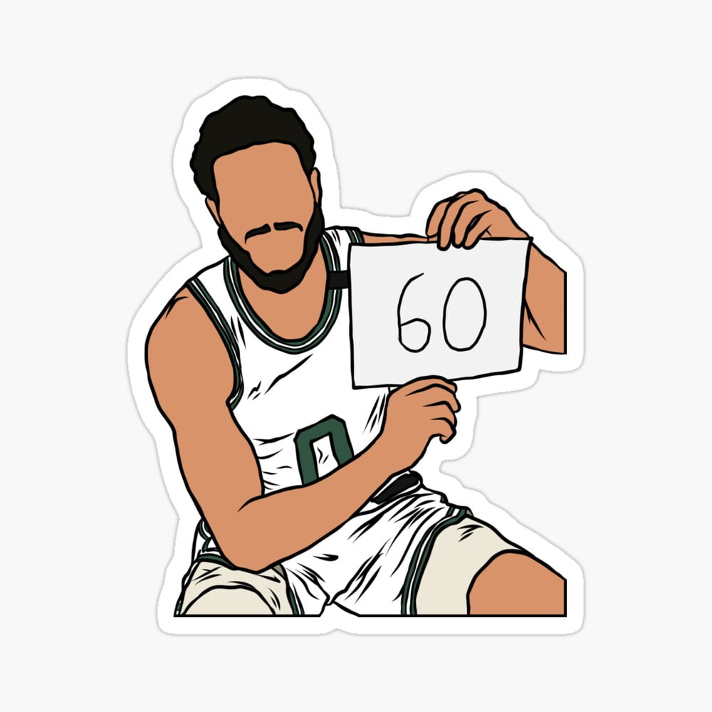 Kira .7164 Sticker - Jayson Tatum 60 Point Game - Hot Trending Vinyl ...