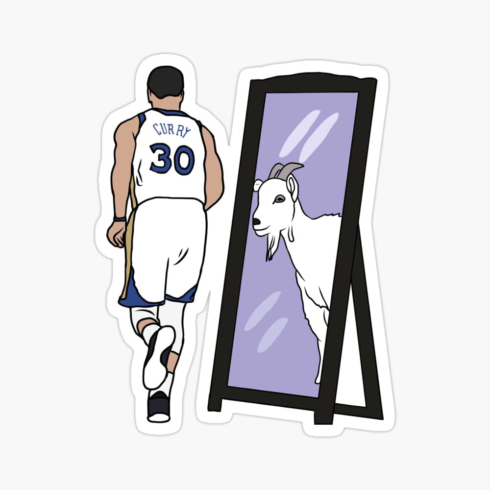 Kira .7185 Sticker - Steph Curry Mirror Goat - Hot Trending Vinyl ...