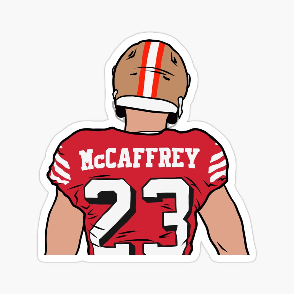 Kira .7246 Sticker - Christian Mccaffrey Back-To - Hot Trending Vinyl ...