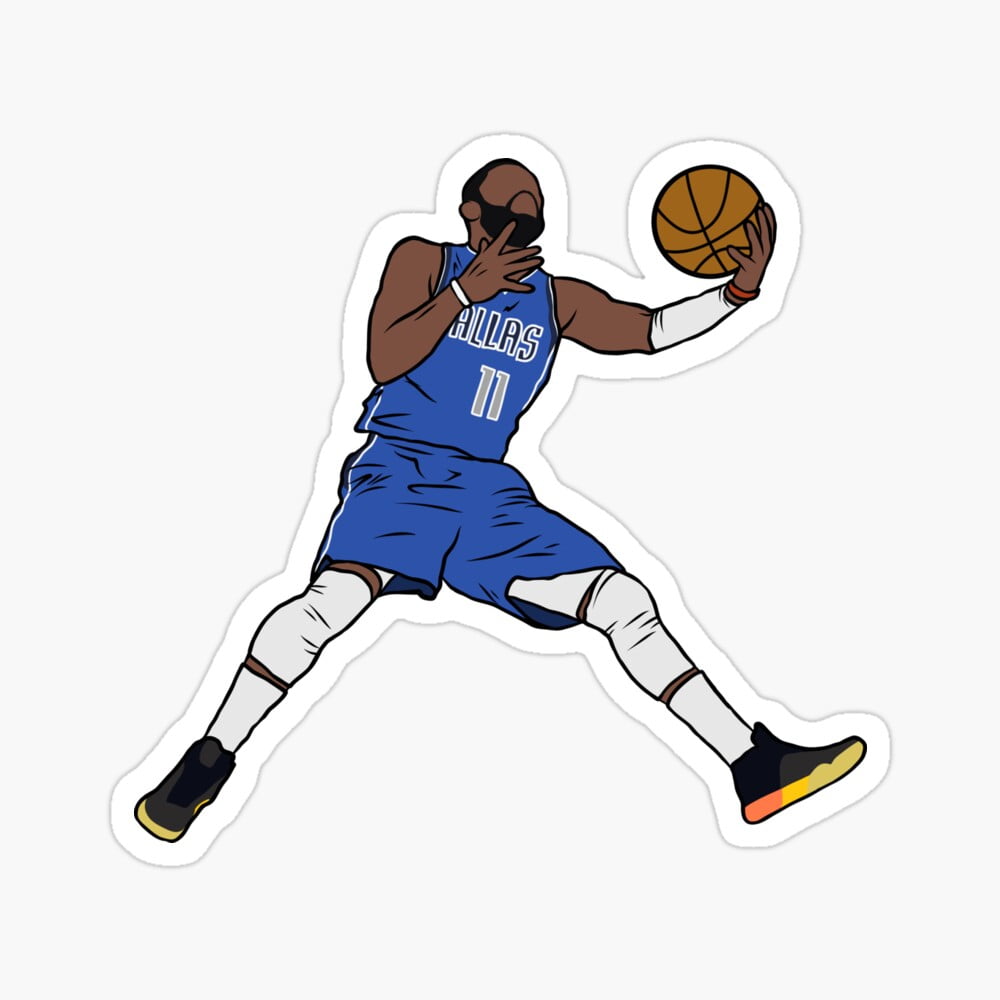 Kira .7292 Sticker - Kyrie Irving Dallas Layup 2 - Hot Trending Vinyl ...