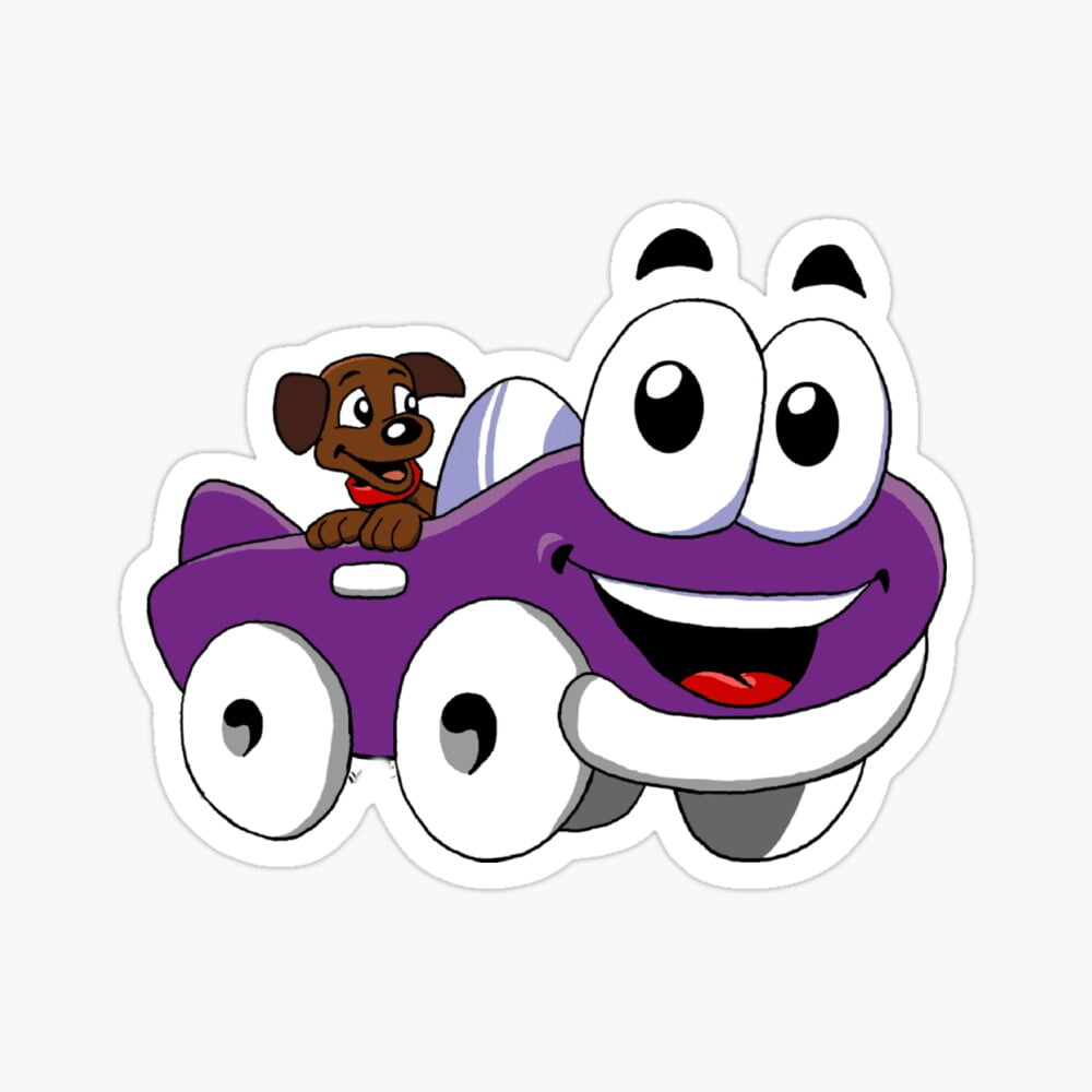 Kira .7400 Sticker - Putt Putt Car (Humongous Entertainment Game) - Hot ...
