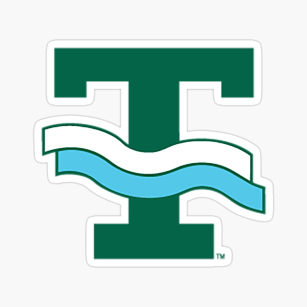 Kira .7402 Sticker - Tulane University Green Wave Vintage Logo - Hot ...