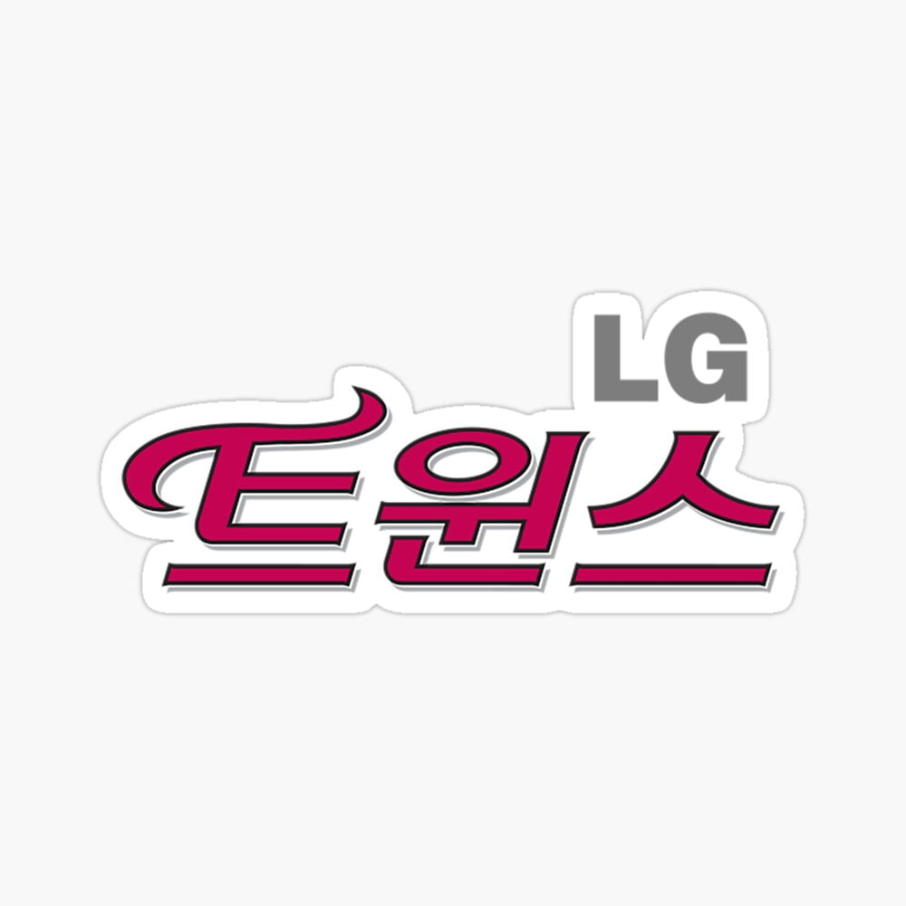 Kira .7411 Sticker - Lg Twins Seoul Baseball Kbo Korean Script Logo - Hot Trending Vinyl Sticker ...
