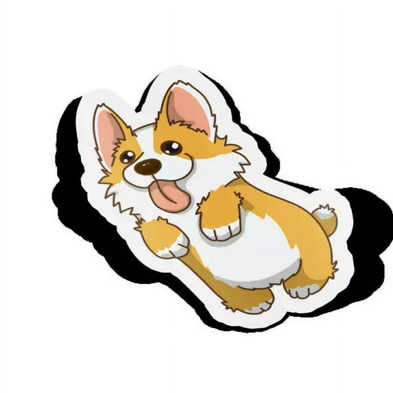 Kira .743 Sticker - Corgi Cute Animal Dog Puppy For Tumblers, Laptop ...