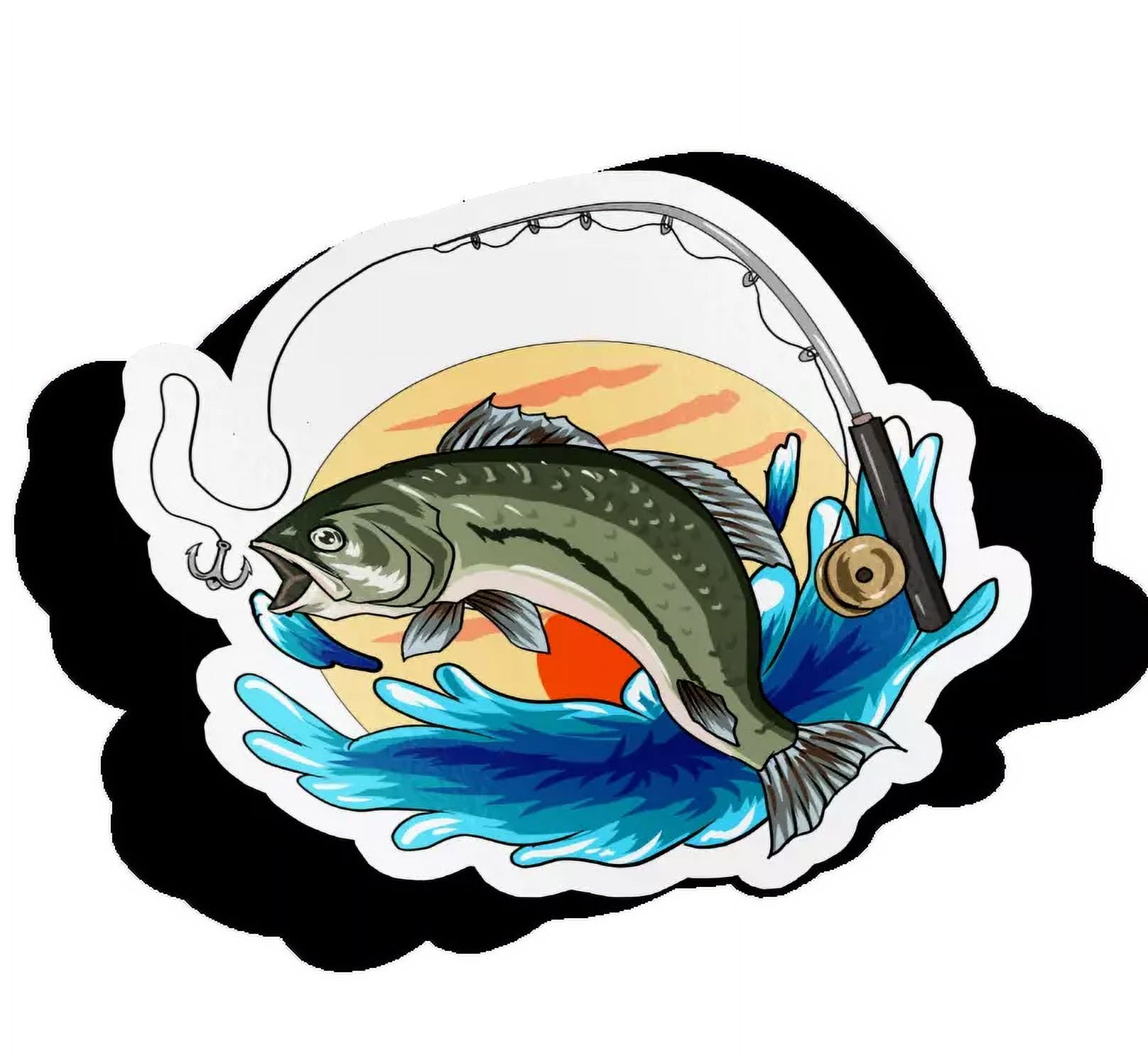Kira .765 Sticker - Fish Fishing Pole Boating For Tumblers, Laptops ...