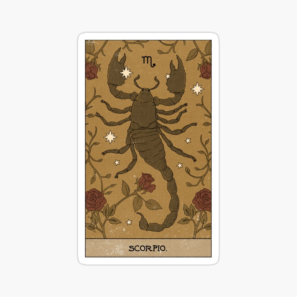 Kira .7824 Sticker - Scorpio - Hot Trending Vinyl Sticker - Walmart.com