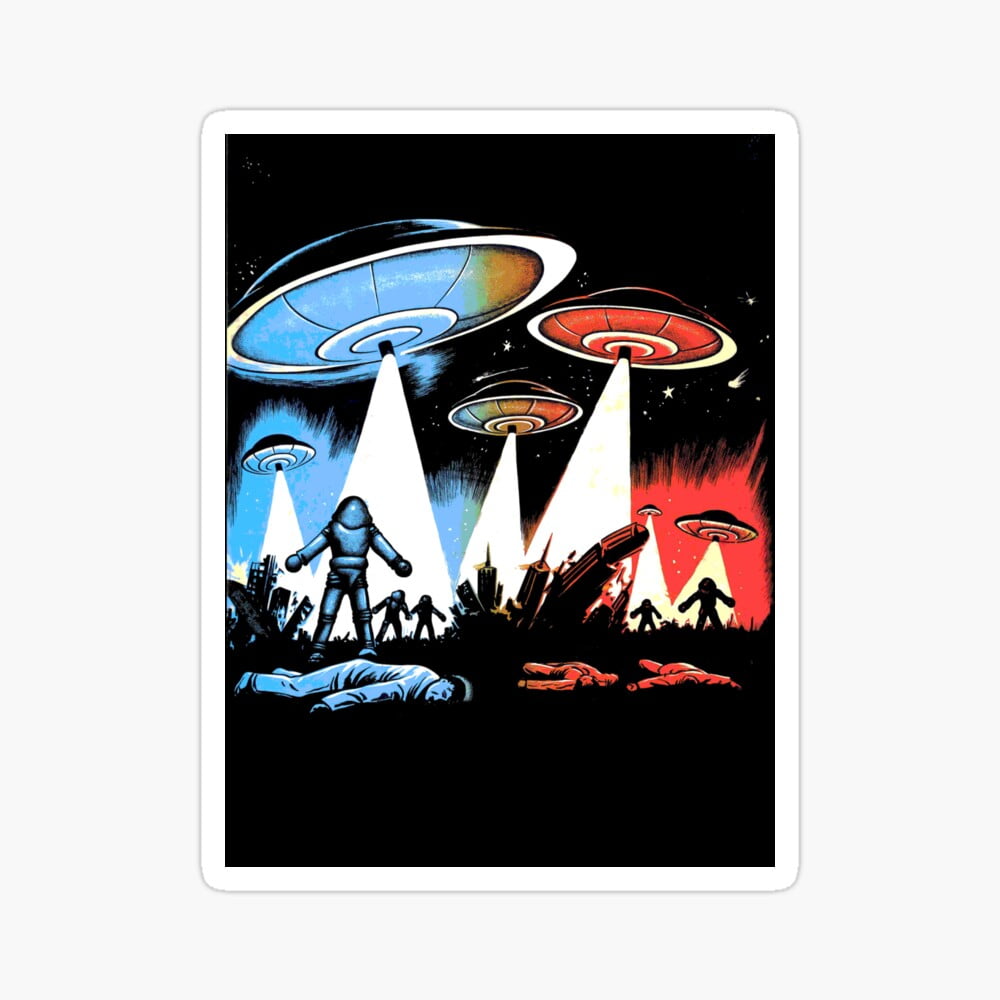 Kira .7843 Sticker - Earth Vs The Flying Saucers - Hot Trending Vinyl ...