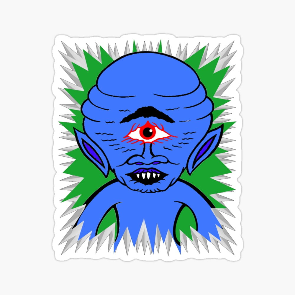 Kira .7934 Sticker - Space Cyclops - Hot Trending Vinyl Sticker ...