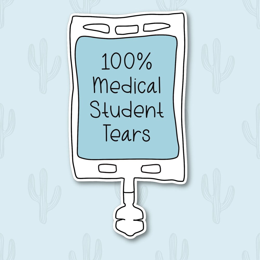 Kira .807 Sticker - Medical School, Future Doctor, Med Student , Pre ...