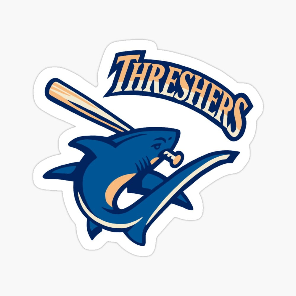 Kira .8303 Sticker - Clearwater Threshers Bat Shark Logo - Hot Trending ...