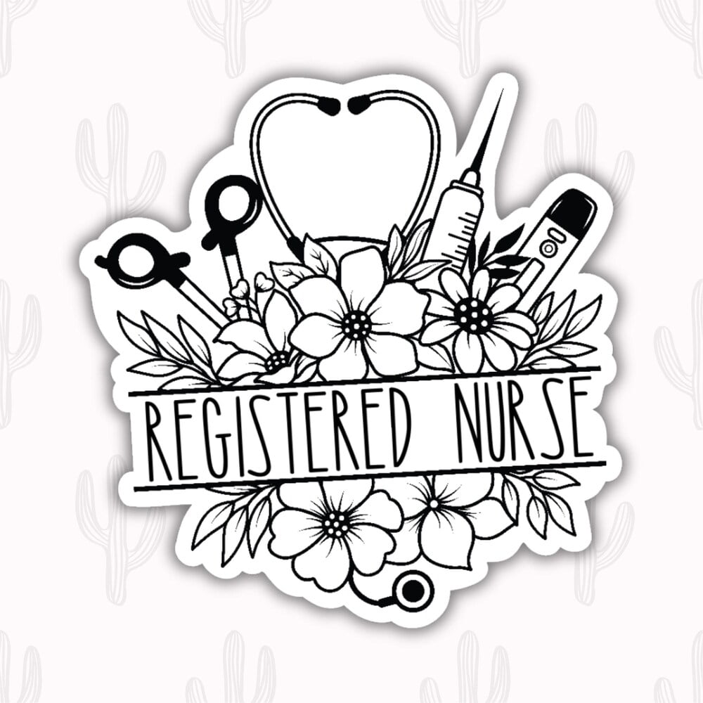 Kira .846 Sticker - Nurse, Nursing Student Gift, Rn, Nurse Graduation ...