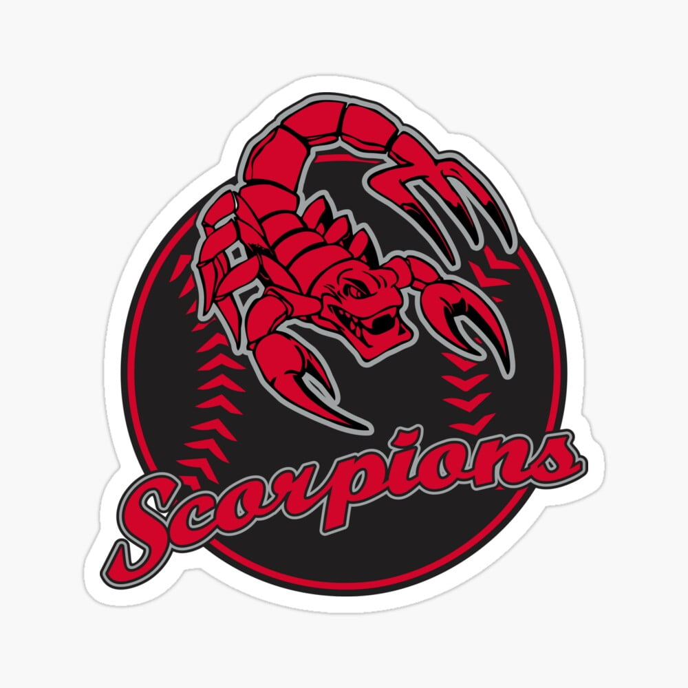 Kira .8467 Sticker - Scorpions Baseball Logo - Hot Trending Vinyl Sticker - Walmart.com