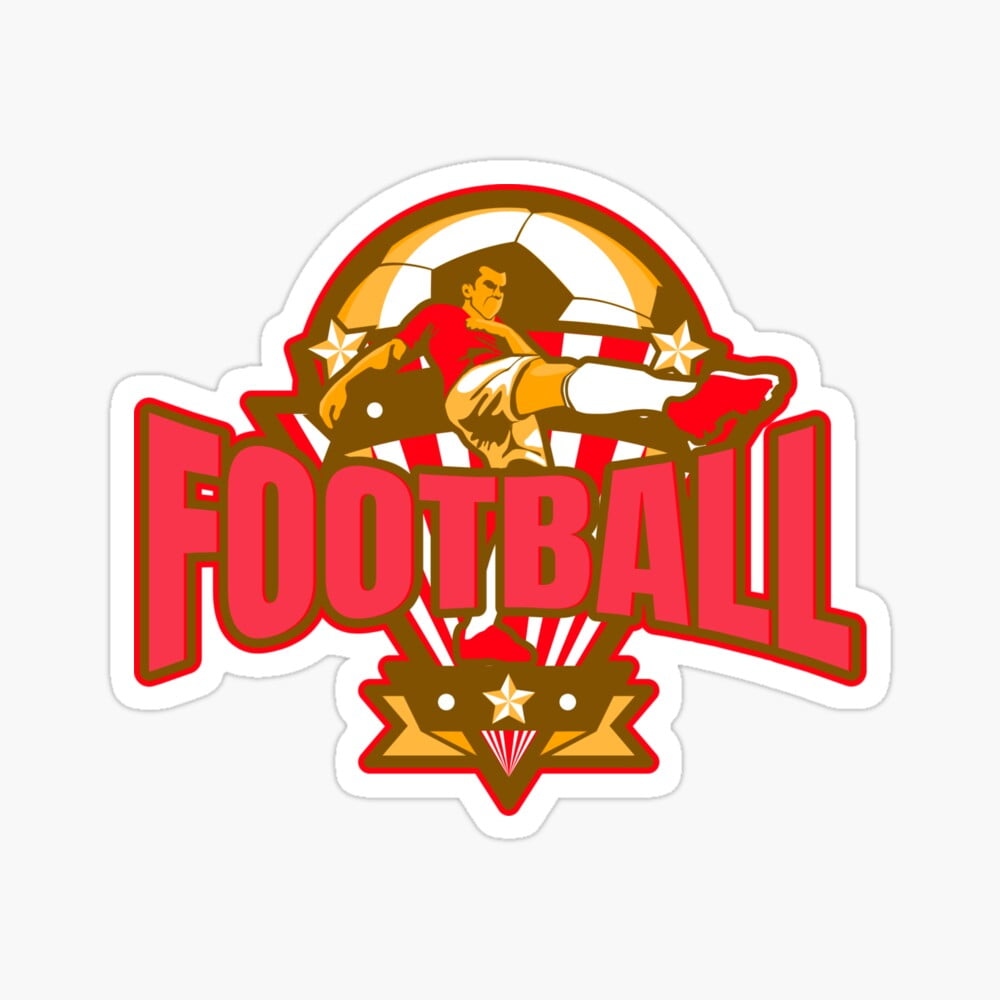 Kira .8510 Sticker - Striking A Football Stance - The Beautiful Game Of ...