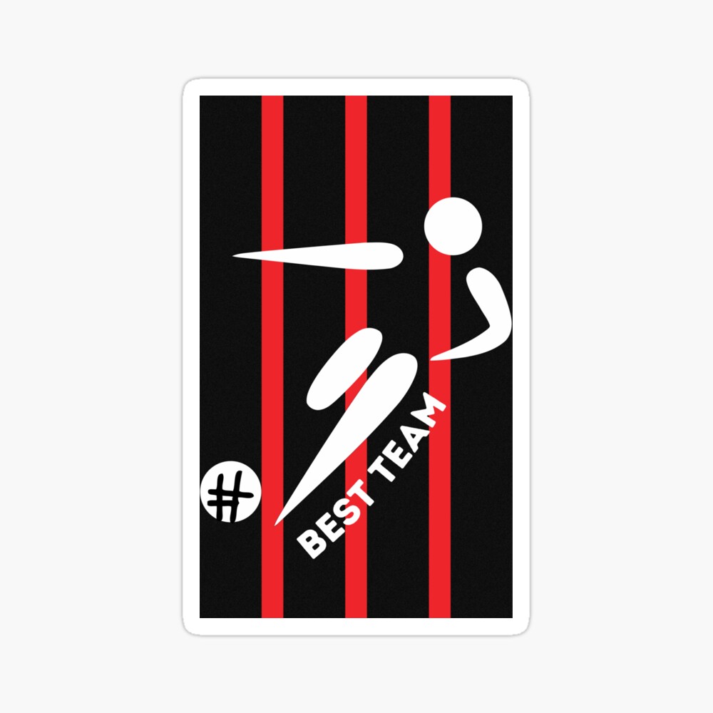 Kira .9022 Sticker - Red Black Best Team - Football Player - Hot ...
