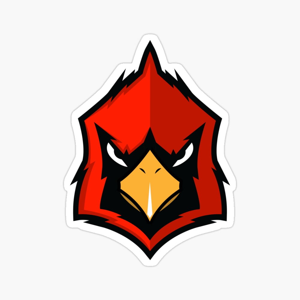 Kira .9114 Sticker - Red Cardinal, Logos And Uniforms Of The St Louis ...