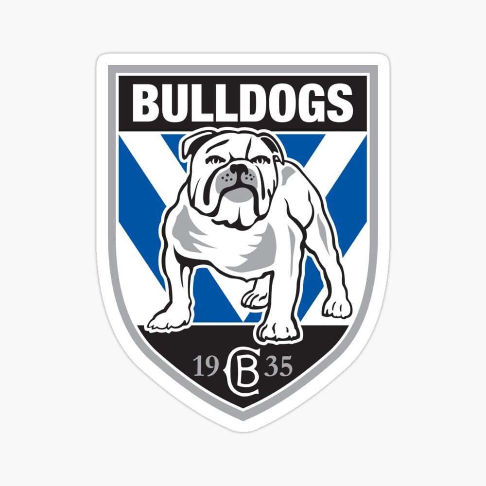 Kira .9298 Sticker - Nrl Bulldogs - Plain Logo - Hot Trending Vinyl ...