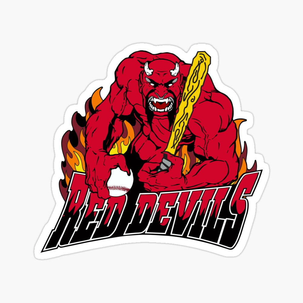 Kira .9570 Sticker - Red Devils Baseball Logo - Hot Trending Vinyl ...