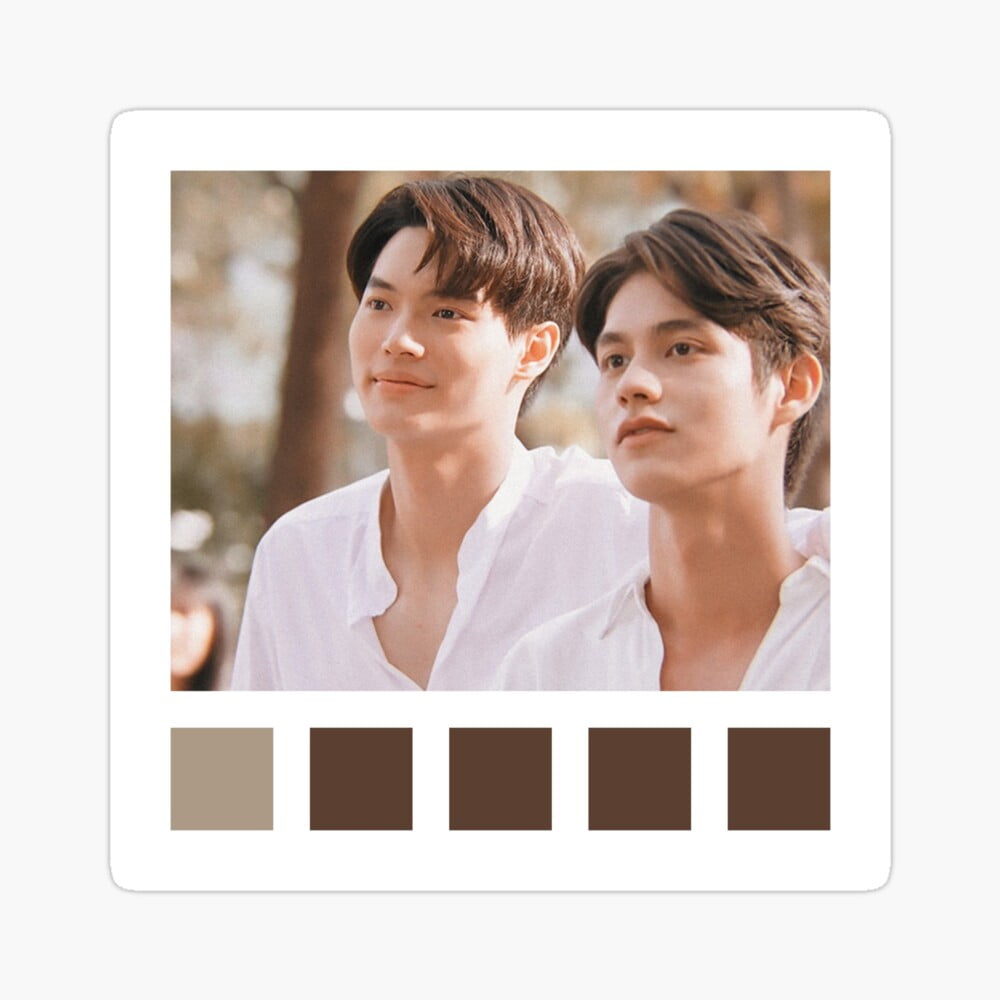 Kira .977 Sticker - 2Gether Sarawatine Couple Color Pantone Collage ...