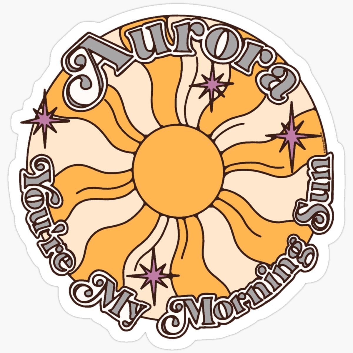 Kira AURORA Sticker Waterproof Sticker for Water Bottles, Laptops ...