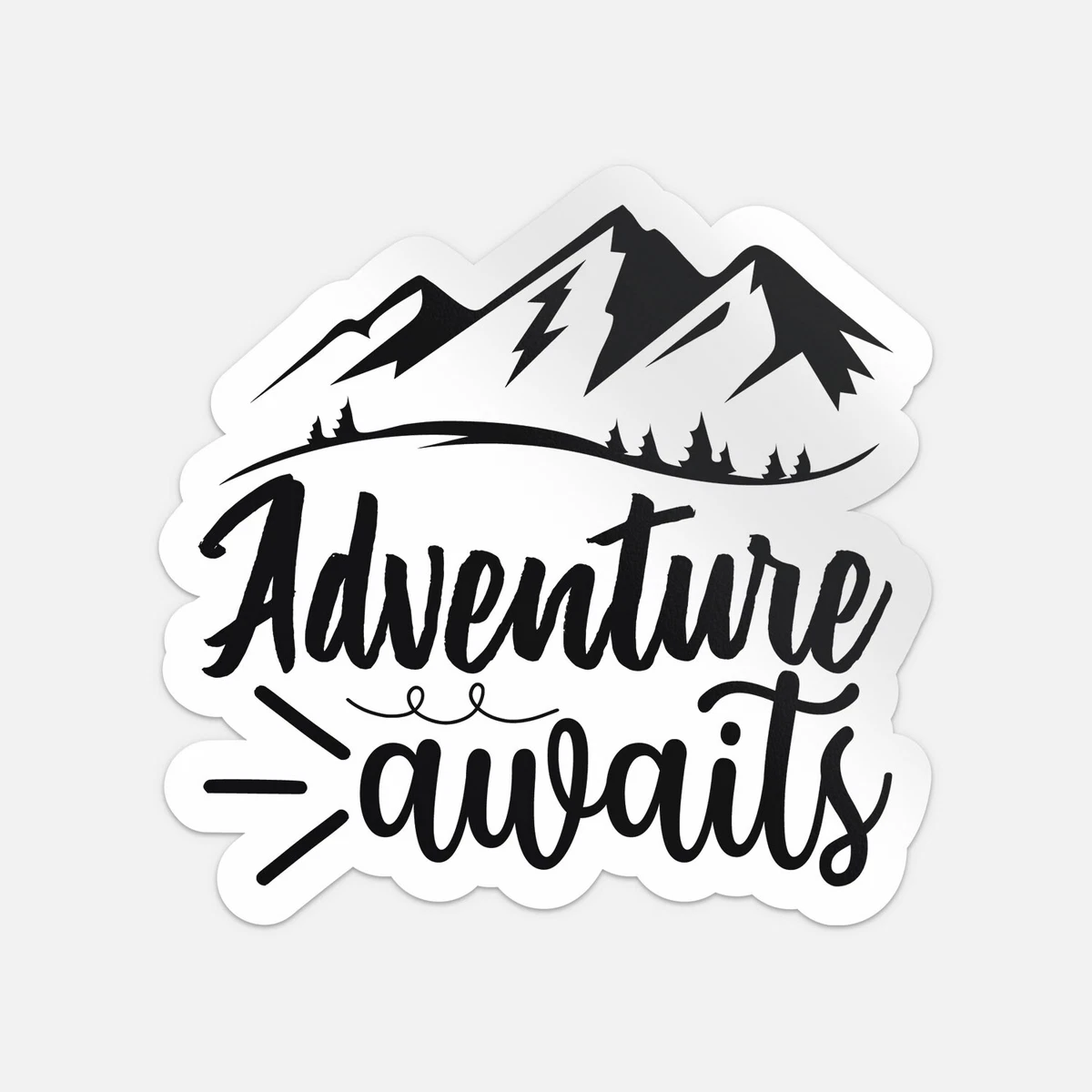 Kira Adventure Awaits Slogan Car Bumper Vinyl Sticker Decal Waterproof ...
