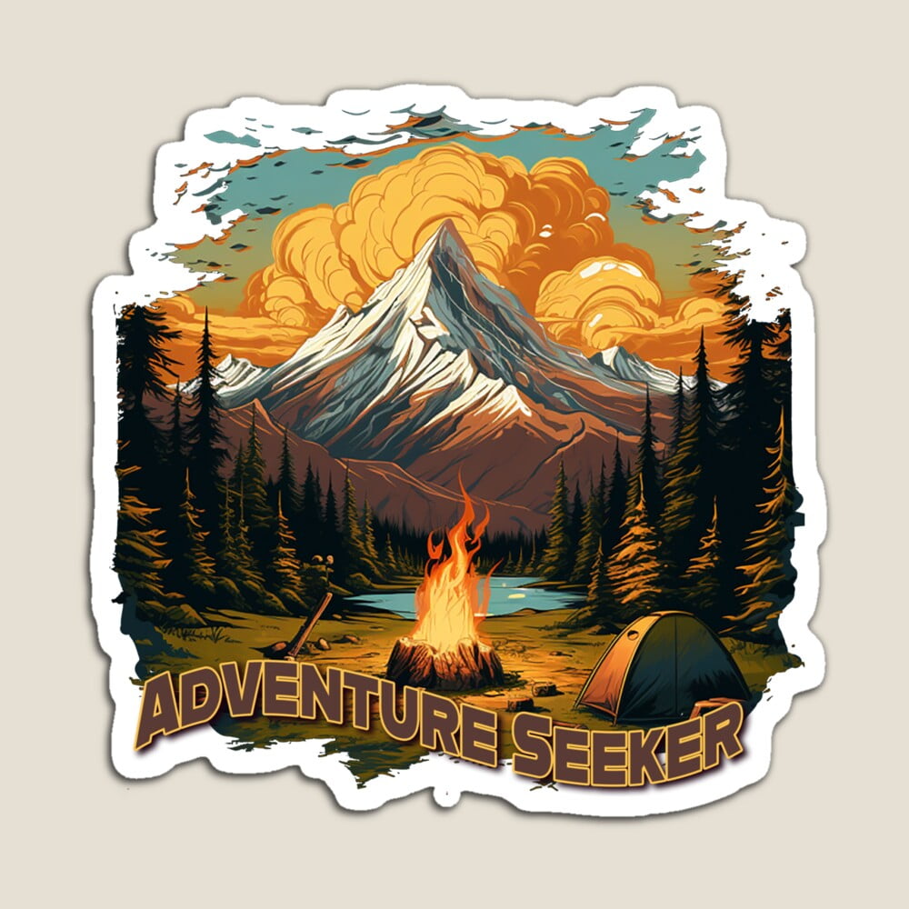 Kira - Adventure Seeker - Wild Adventure - Camping Lovers Sticker ...