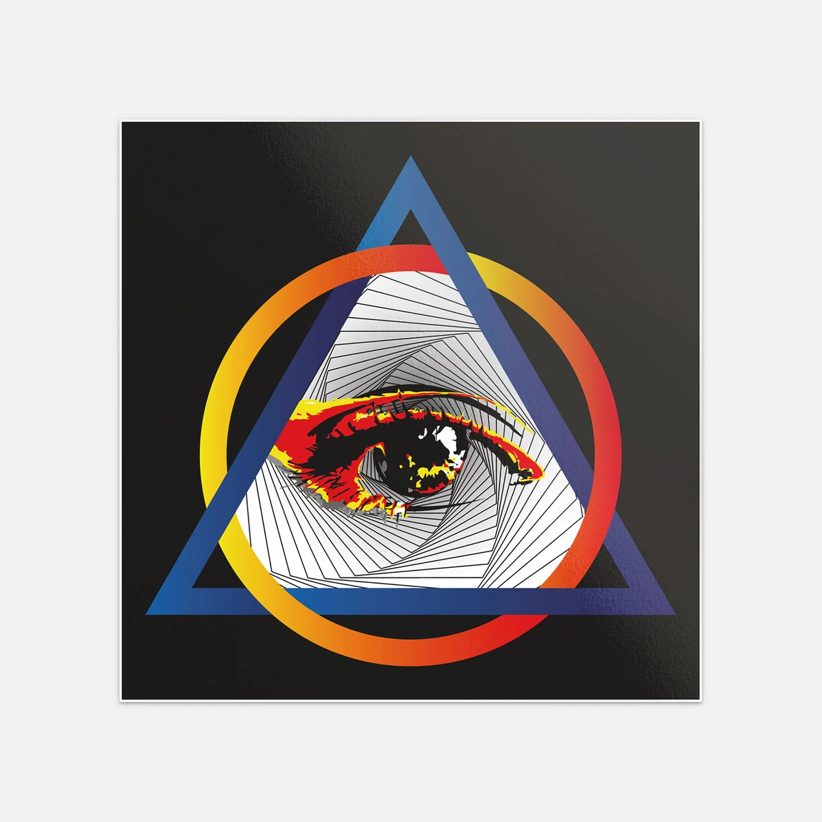 Kira All Seeing Eye Sacred Masonic Symbol Vinyl Sticker Decal ...