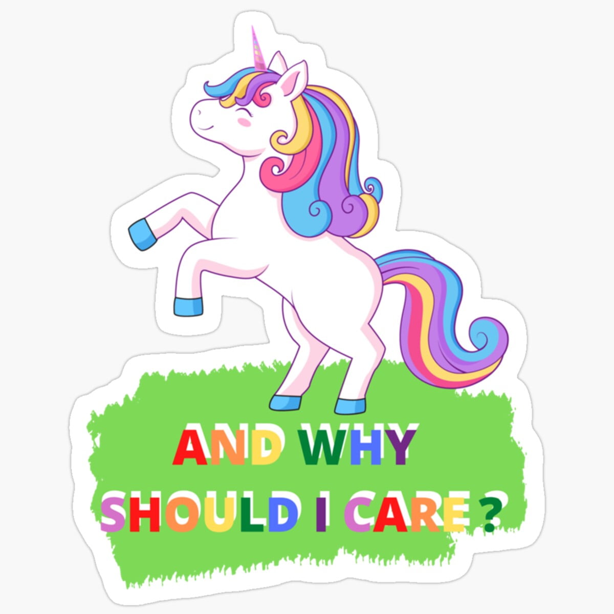 Kira And why shoud I care Premium Sticker Waterproof Sticker for Water ...