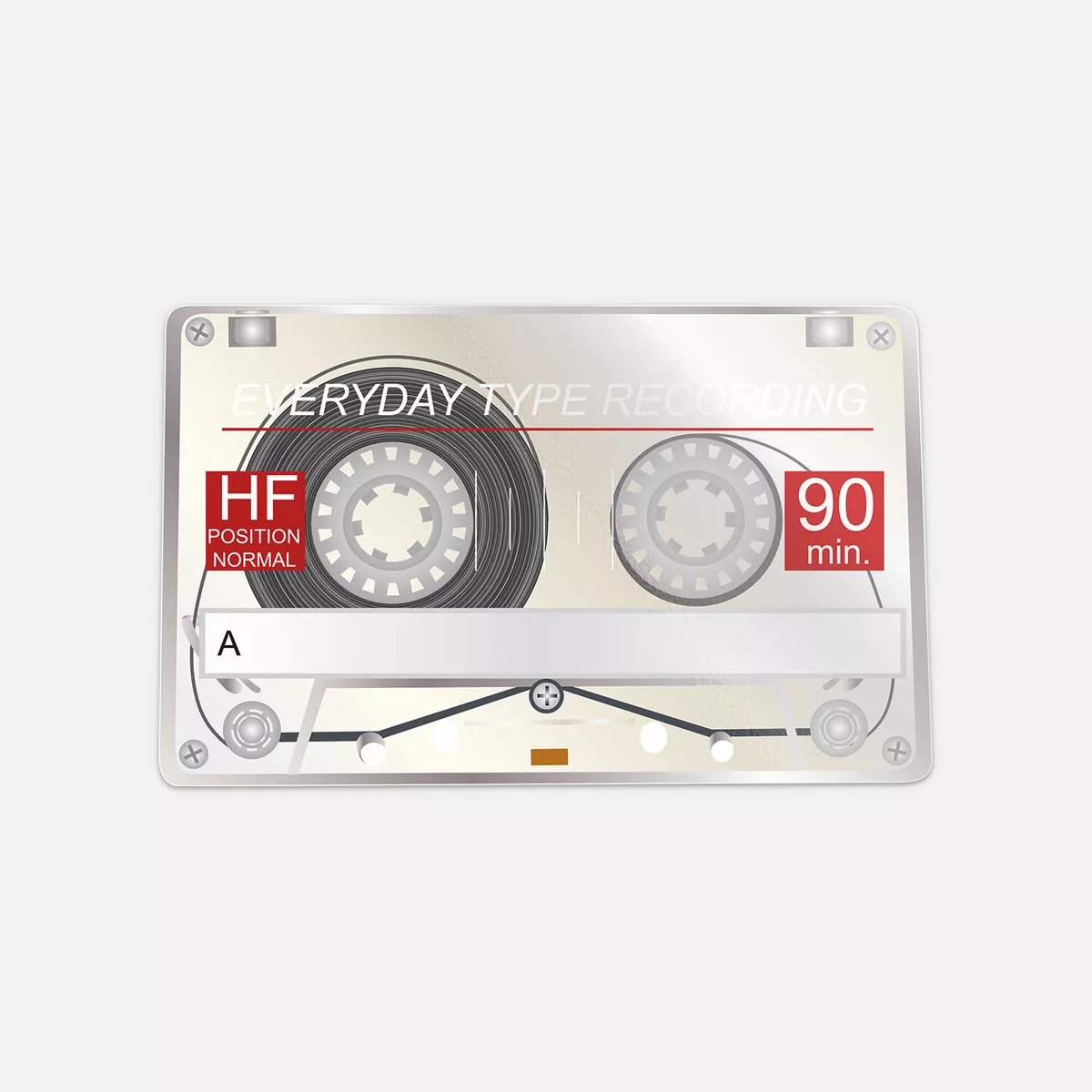 Kira Audio Cette Everyday Type Vinyl Sticker Decal Waterproof Sticker ...