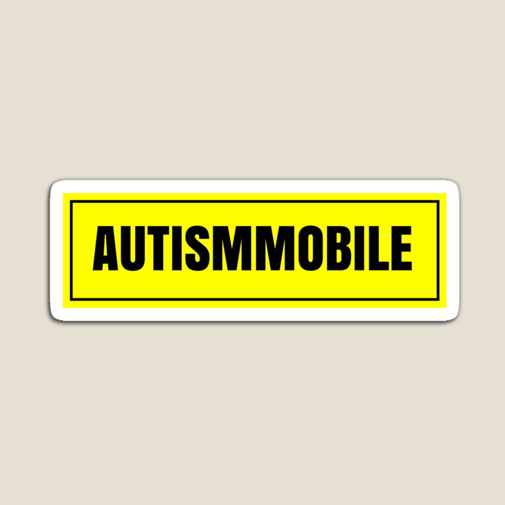 Kira - Autismmobile Autism Awareness Yellow Sticker - 2431 Hot Trending ...
