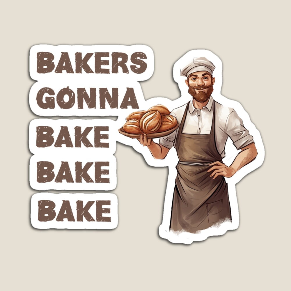 Kira - Baker Gonna Bake,Bake,Bake Sticker - 3167 Hot Trending Vinyl ...
