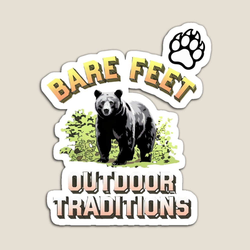 Kira - Bare Feet - Outdoor Traditions Sticker - 1269 Hot Trending Vinyl ...