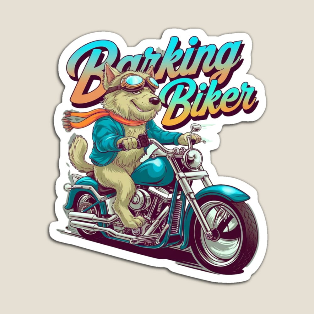 Kira - Barking Biker - Riding Ruff - Pups Motor Sticker - 5372 Hot ...