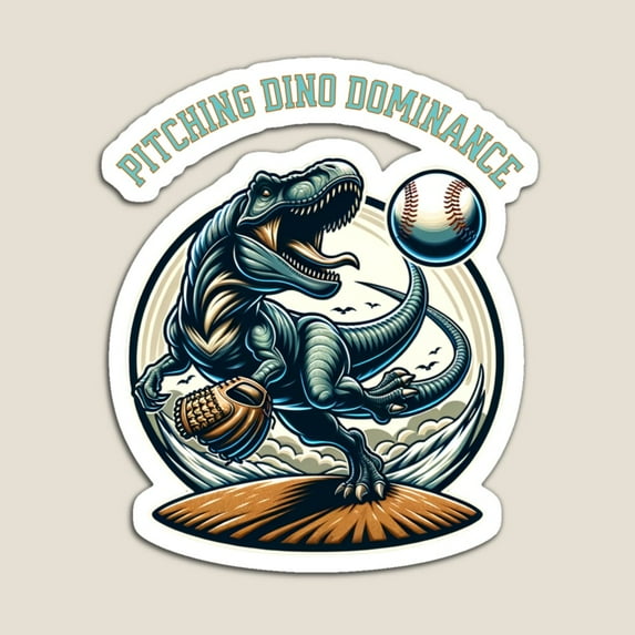 Kira - Baseball Saurus - Pitching Dino Dominance Sticker - 4248 Hot ...