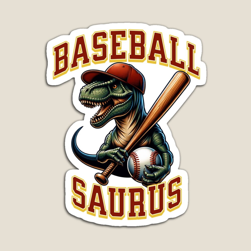 Kira - Baseball Saurus Sticker - 4215 Hot Trending Vinyl Stickers ...