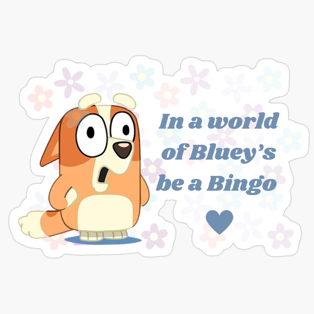 Kira Be a Bingo Sticker Waterproof Sticker for Water Bottles, Laptops ...