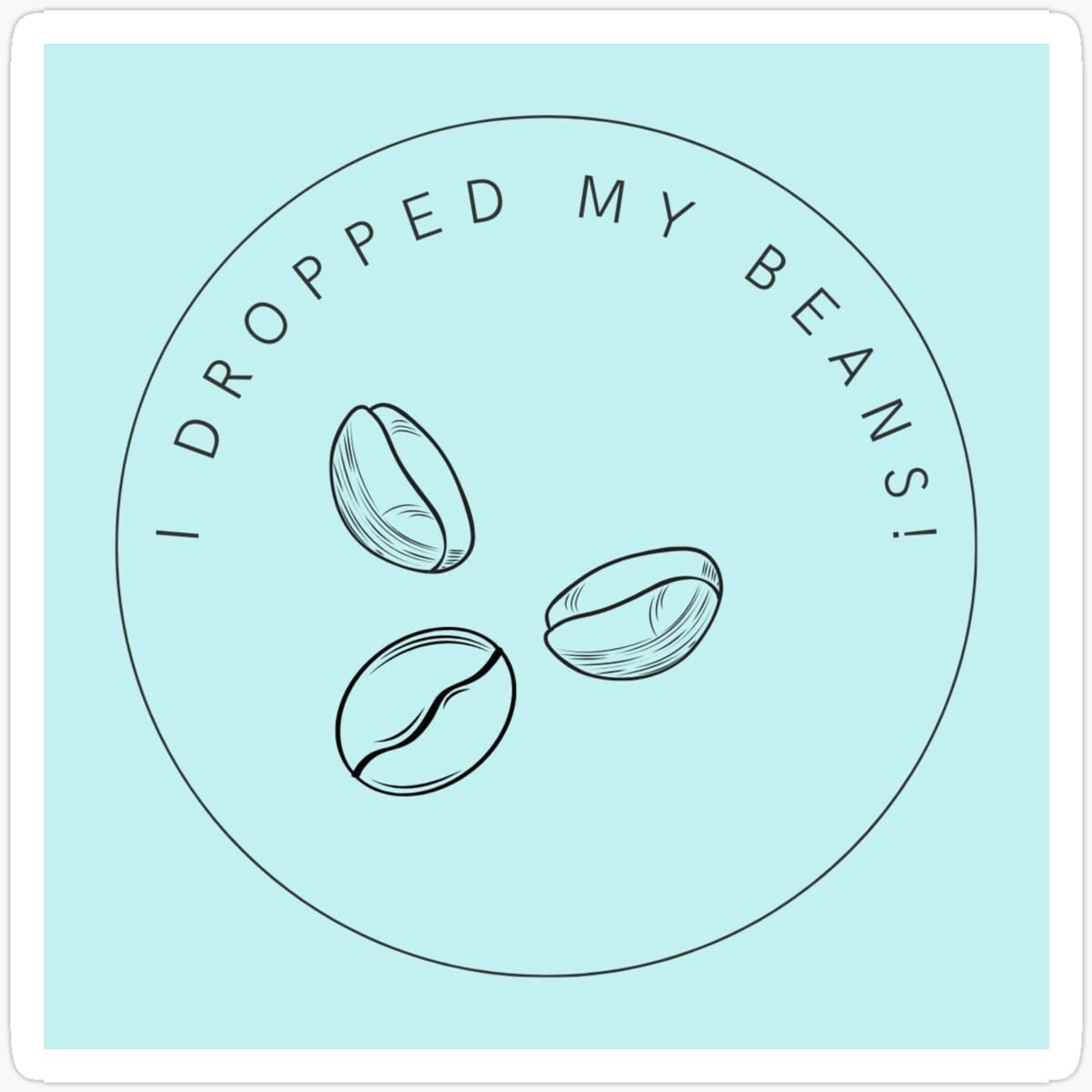 Kira Beans Sticker Waterproof Sticker for Water Bottles, Laptops ...