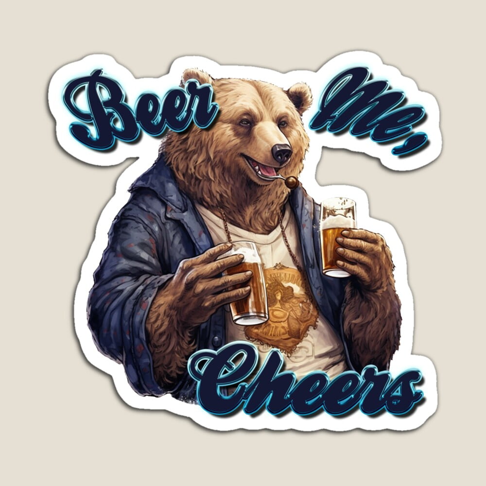 Kira - Beer Me, Cheers Sticker - 3204 Hot Trending Vinyl Stickers ...