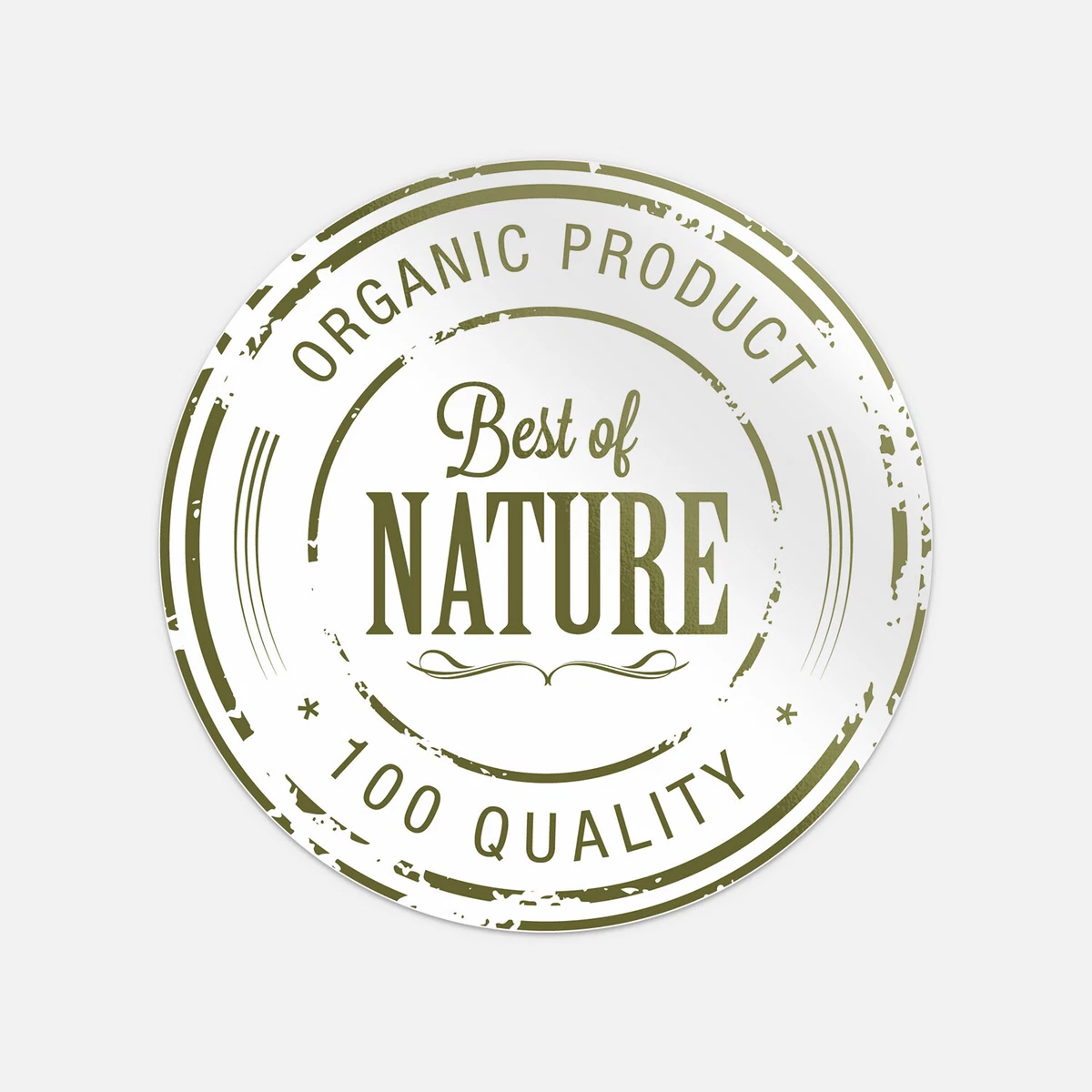 Kira Best Of Nature Organic Product Food Grunge Stamp Vinyl Sticker ...