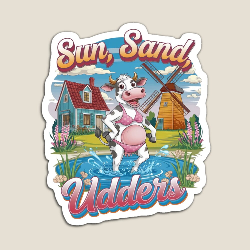 Kira - Bikini Cow Sticker - 5394 Hot Trending Vinyl Stickers - Walmart.com