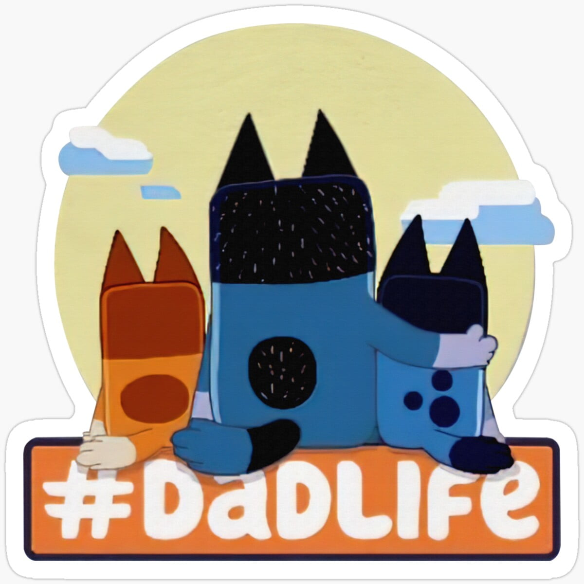 Kira BlÃºÃ©y Dad Life Sticker Waterproof Sticker for Water Bottles ...