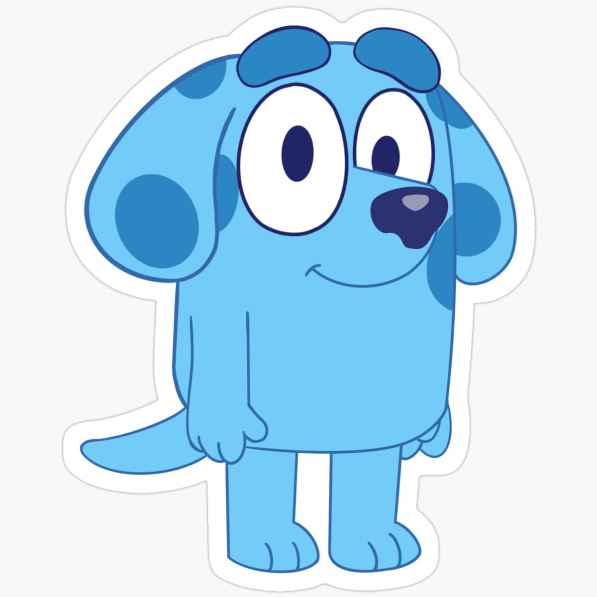 Kira Blue Doggie Sticker Waterproof Sticker for Water Bottles, Laptops ...