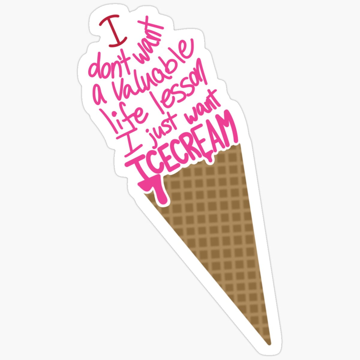Kira Bluey Ice Cream Sticker Waterproof Sticker for Water Bottles ...