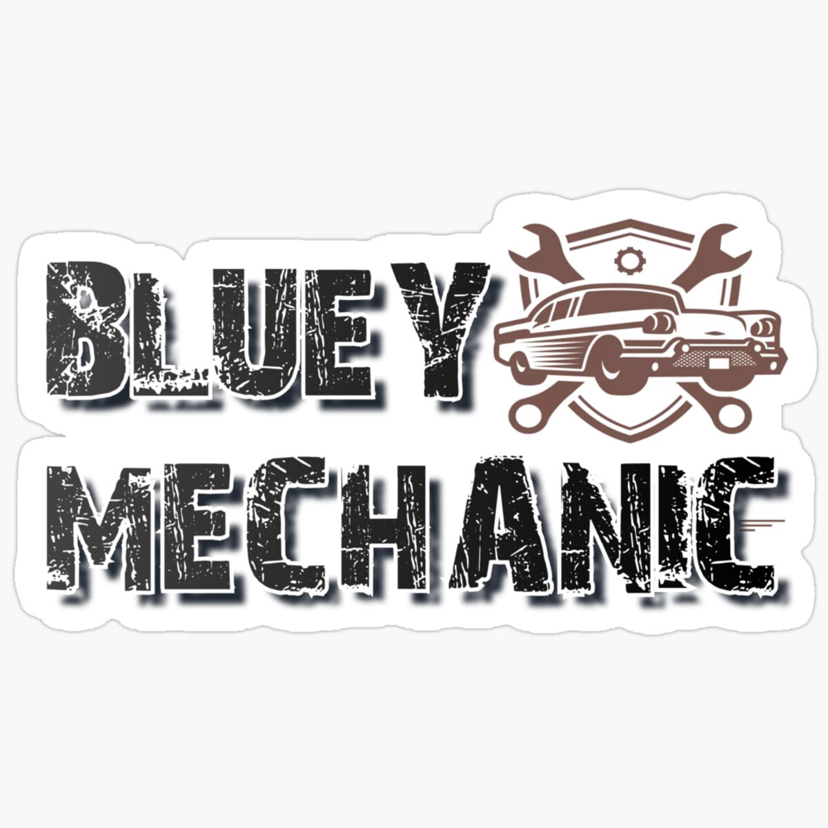 Kira Bluey Mechanic Awesome Design Sticker Waterproof Sticker for Water ...