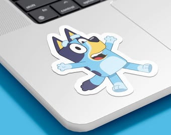 Kira Bluey Sticker - Cute Cartoon Vinyl Decal for Kids, Laptops, Water ...