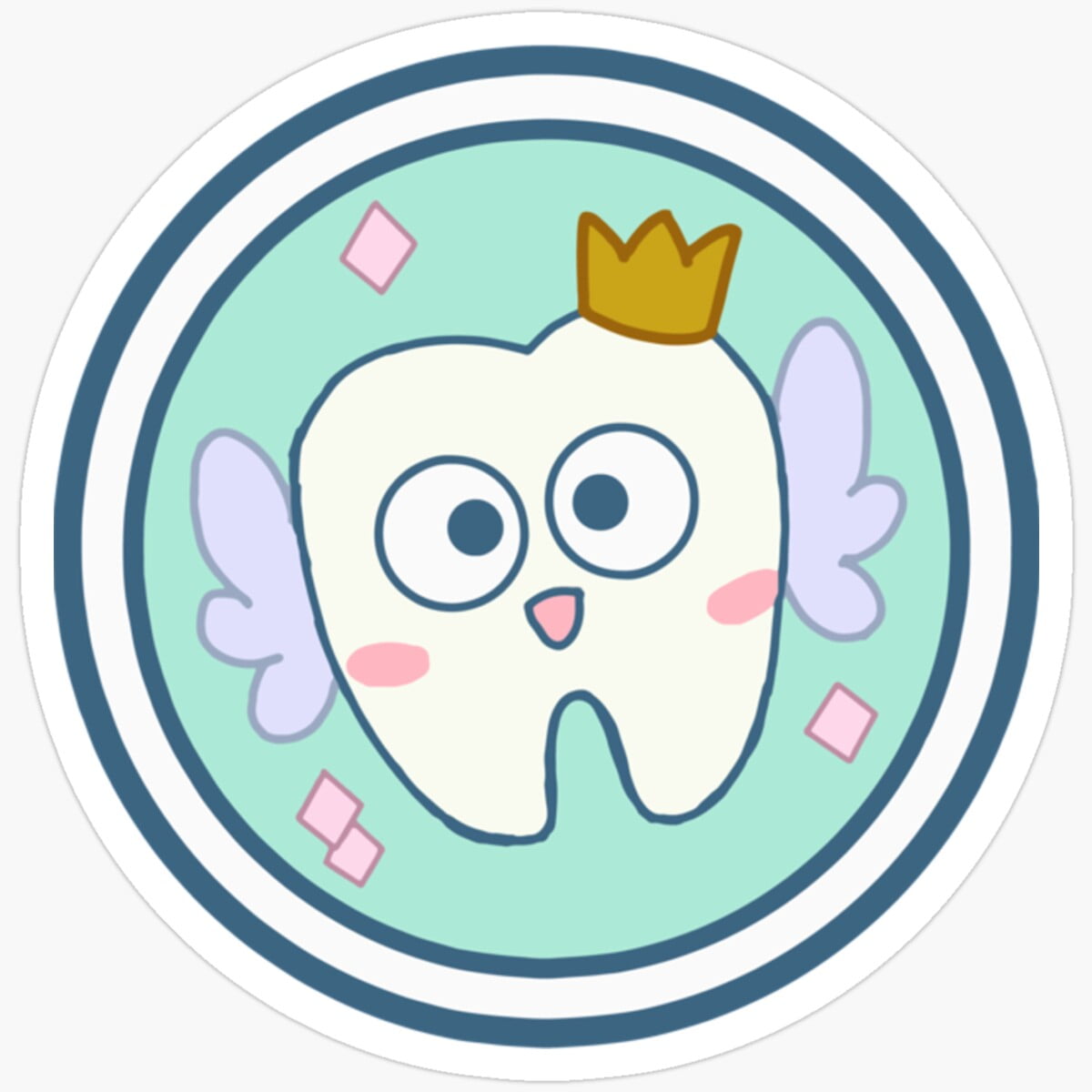 Kira Bluey Tooth Fair| Perfect Gift Sticker Waterproof Sticker for ...