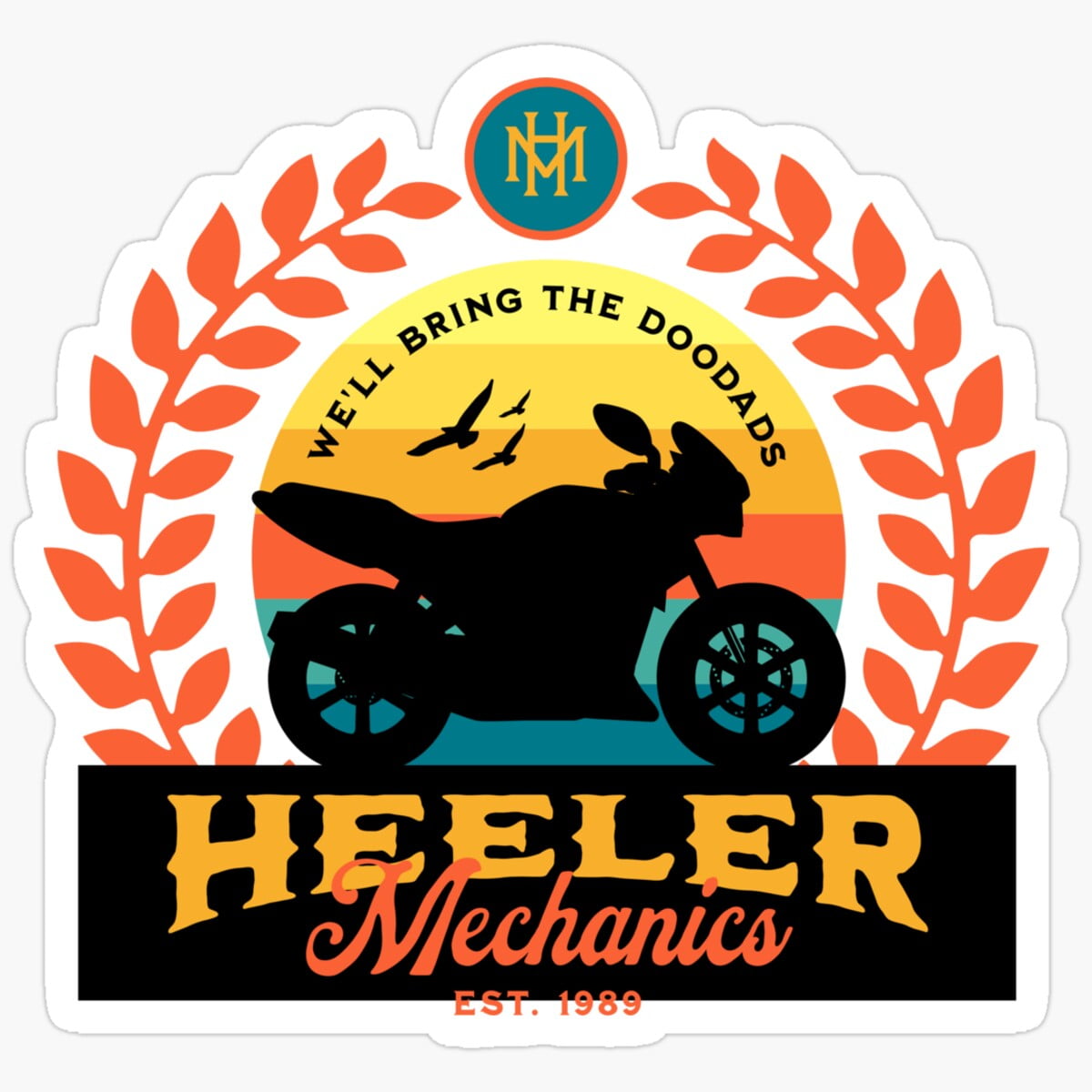 Kira Bluey mechanics Heeler mechanics #9 Sticker Waterproof Sticker for ...