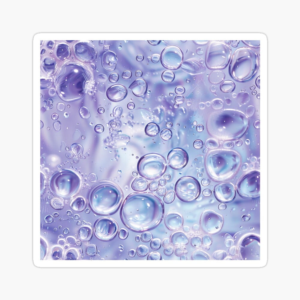 Kira Blurple Bubbles Sticker - Kir 1637 Decorative Laptop, Phone ...
