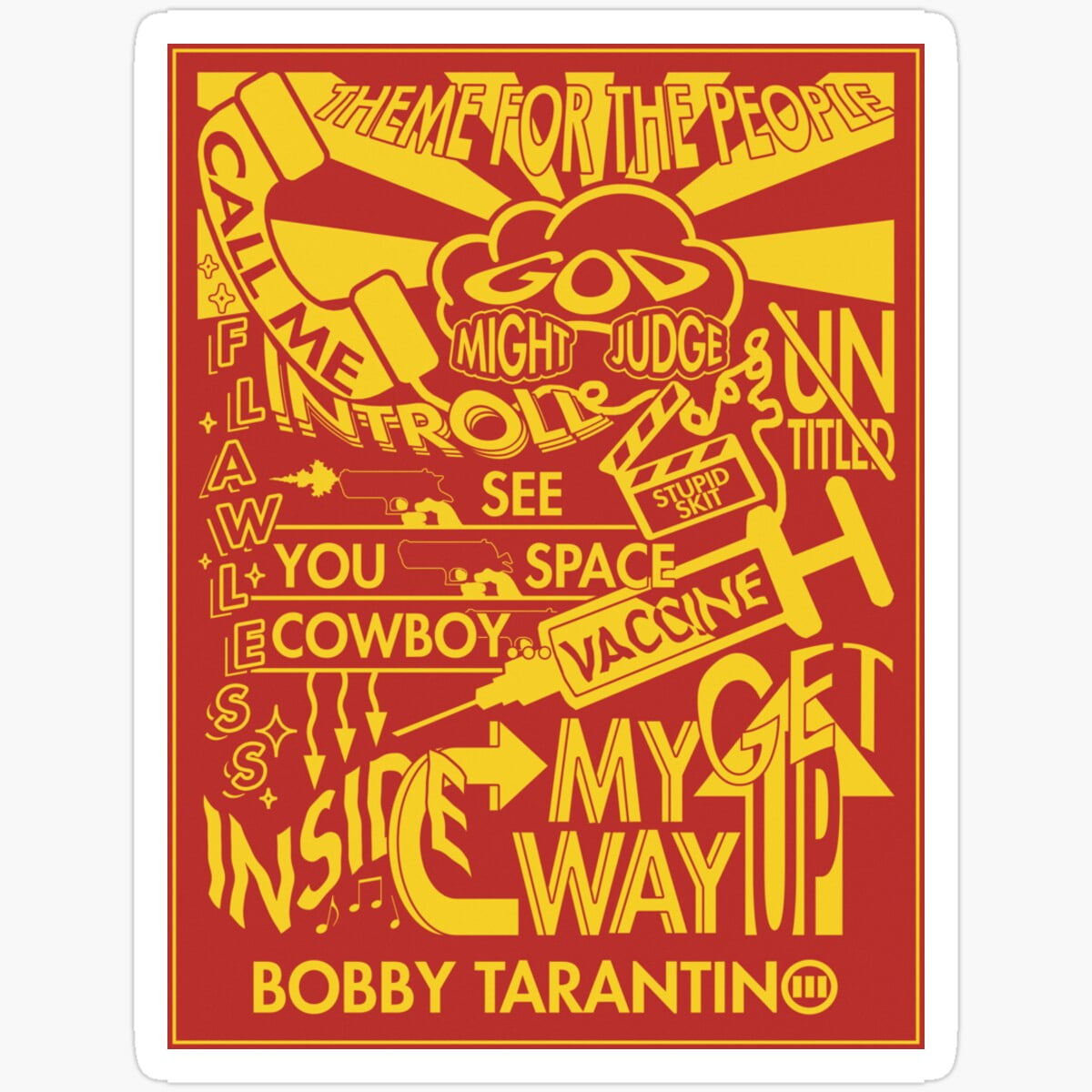 Kira Bobby Tarantino III Poster (Tracklist) - Logic (Bobby Tarantino 3 ...