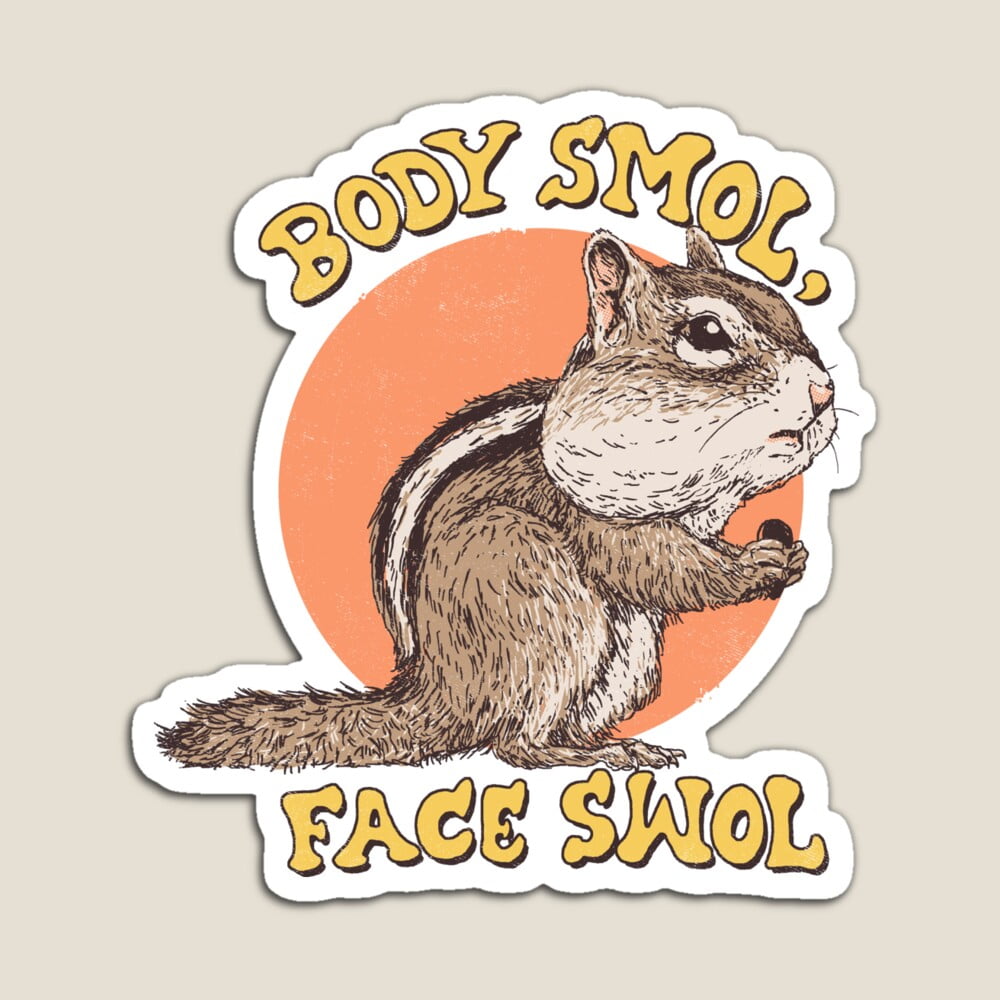 Kira - Body Smol, Face Swol Sticker - 3112 Hot Trending Vinyl Stickers ...